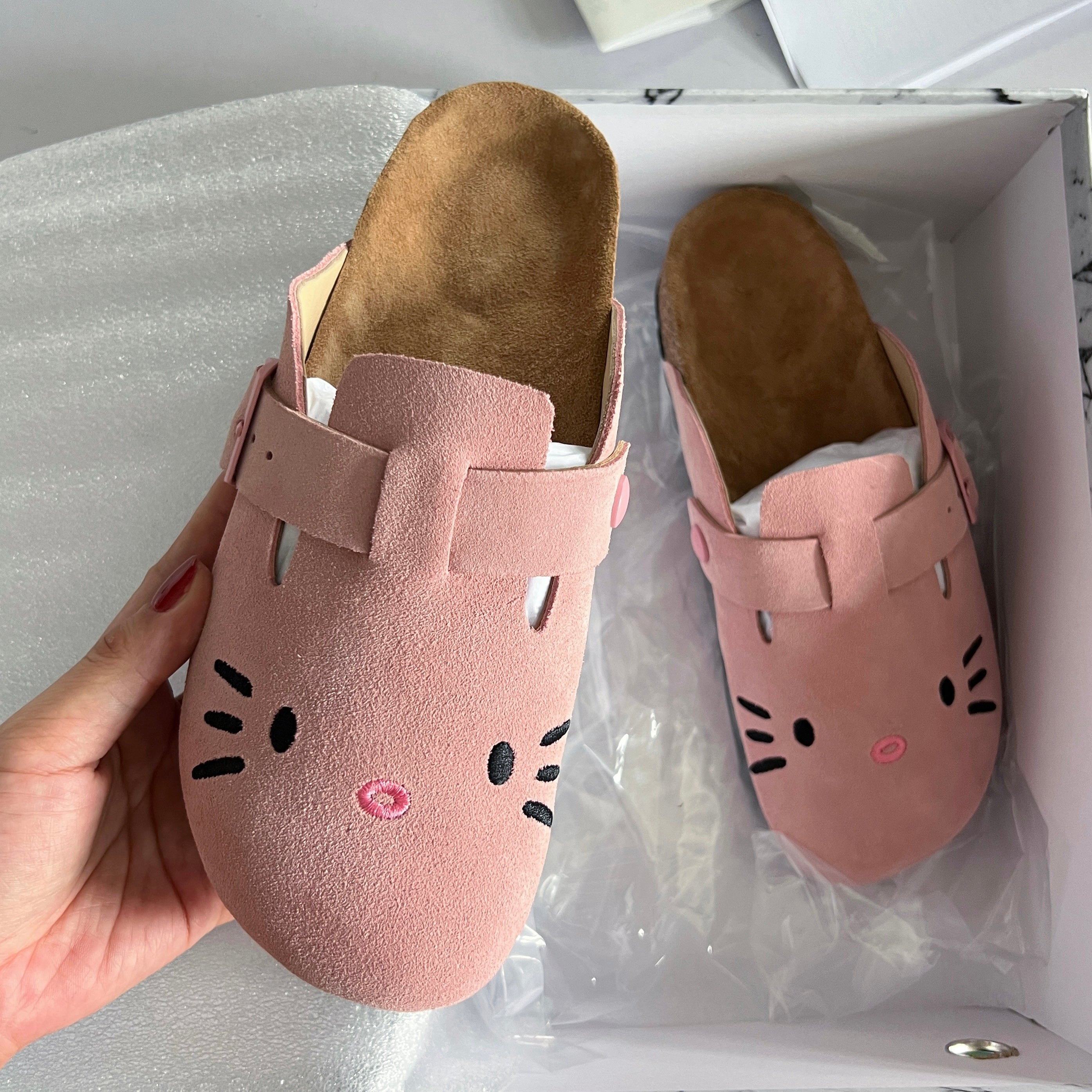 Hello Kitty Pink Birkenstocks- Limited Edition – CuteBunAcc